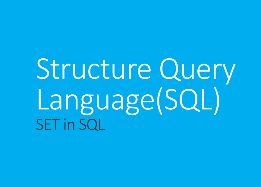 SET operations in SQL — DataSagar Blog
