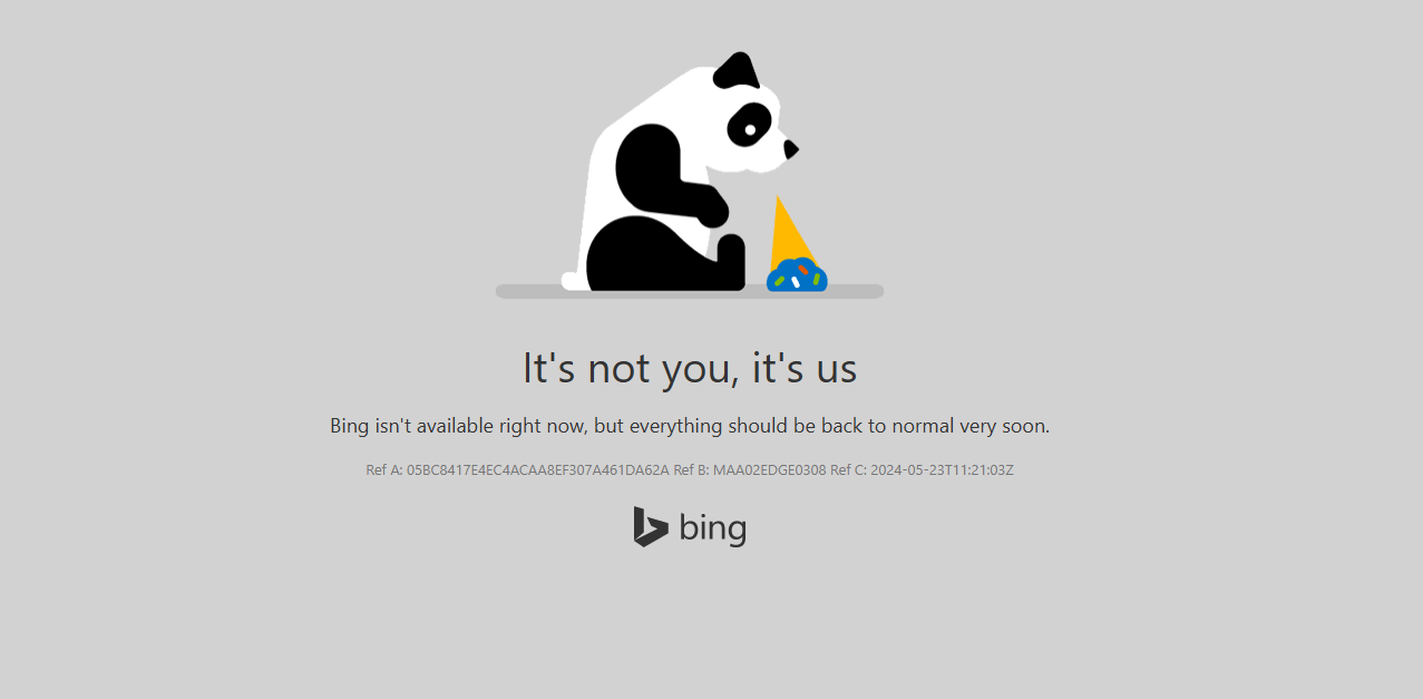 Global Outage Hits Microsoft Services: Bing Search Engine Down ...